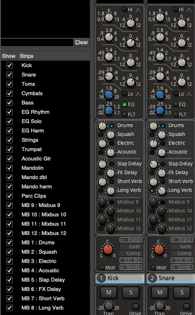 Mixer Sidebar - Mixbus - 10