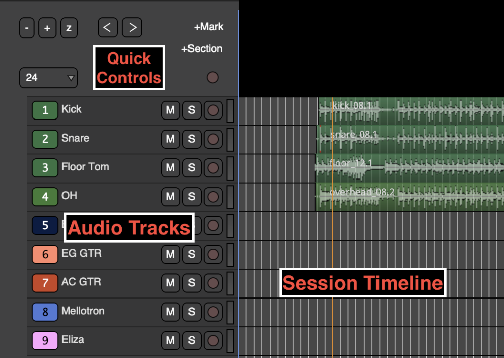Tracks Display - LiveTrax - 1