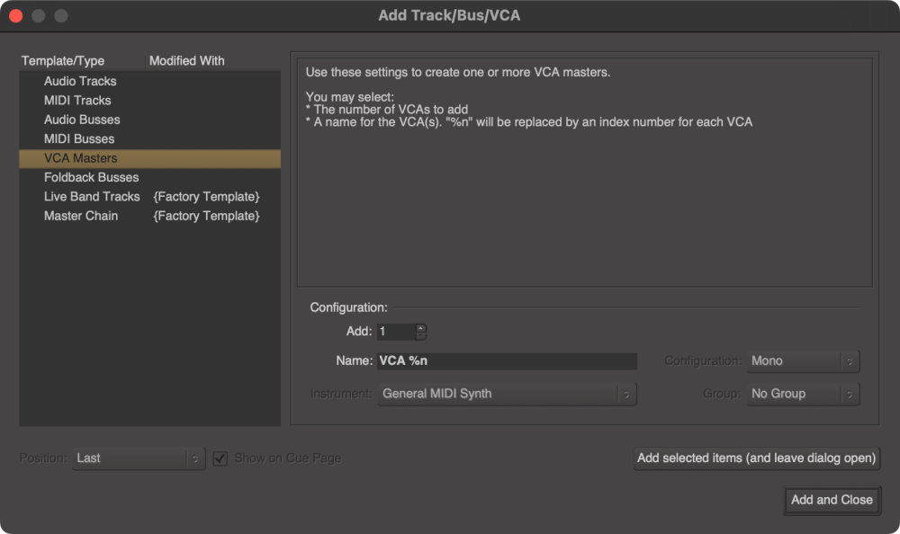 VCA Strip - Mixbus - 11