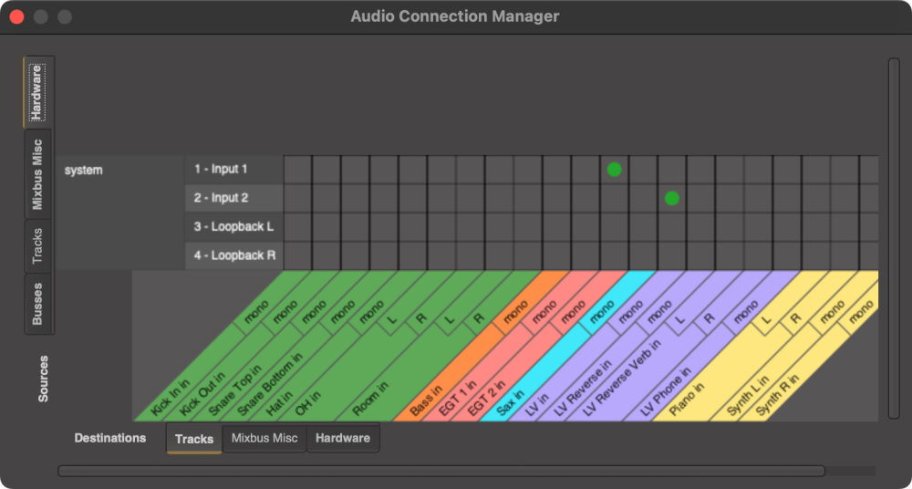 Audio Input & Output - Mixbus - 11