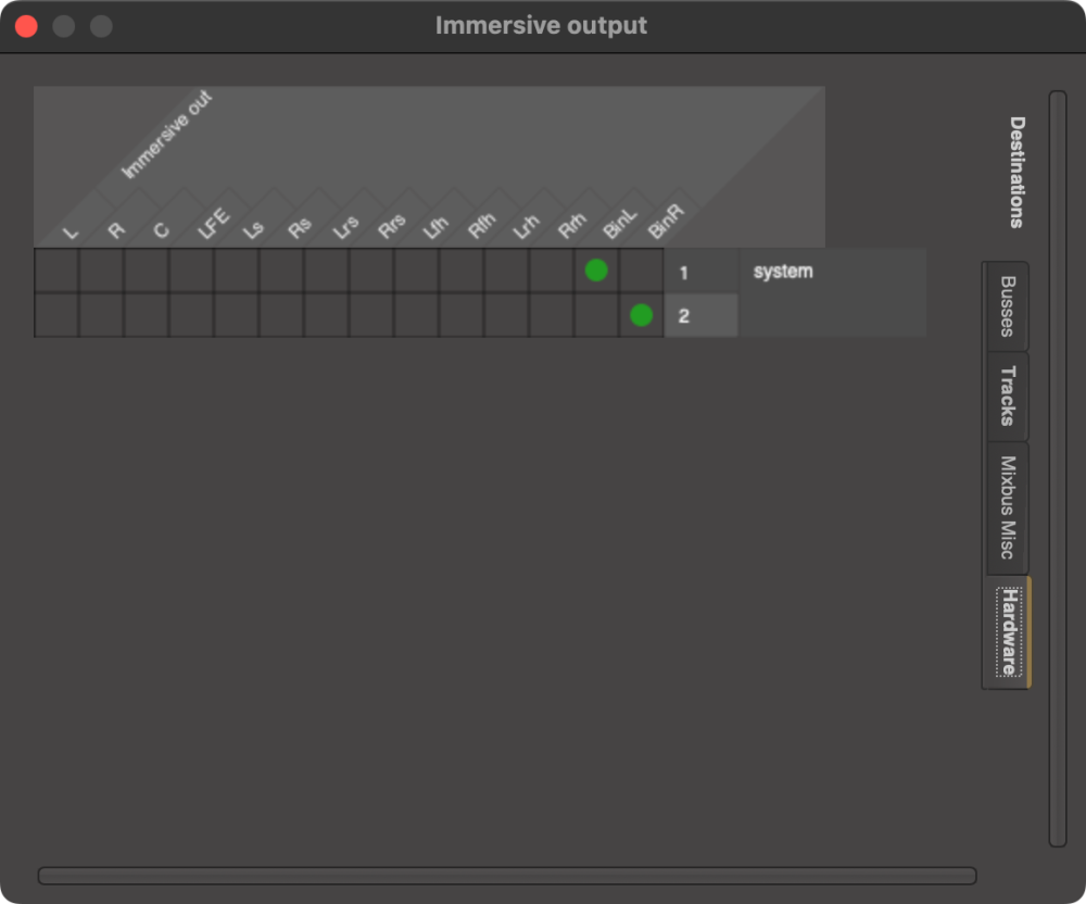 Immersive Monitoring: Speaker and Binaural Connections - Mixbus - 11