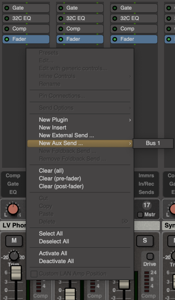 “DAW Style” Mixing Buses - Mixbus - 11