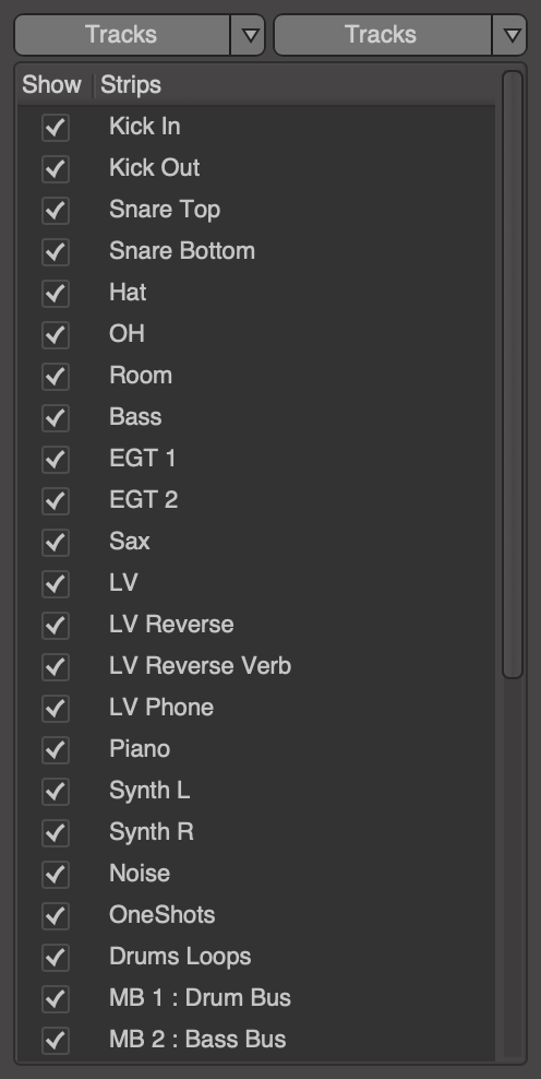 Mixer Sidebar - Mixbus - 11