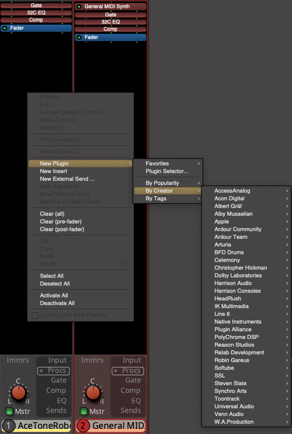 Processor Section - Mixbus - 10