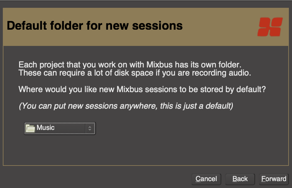 First Time Configuration - Mixbus - 10