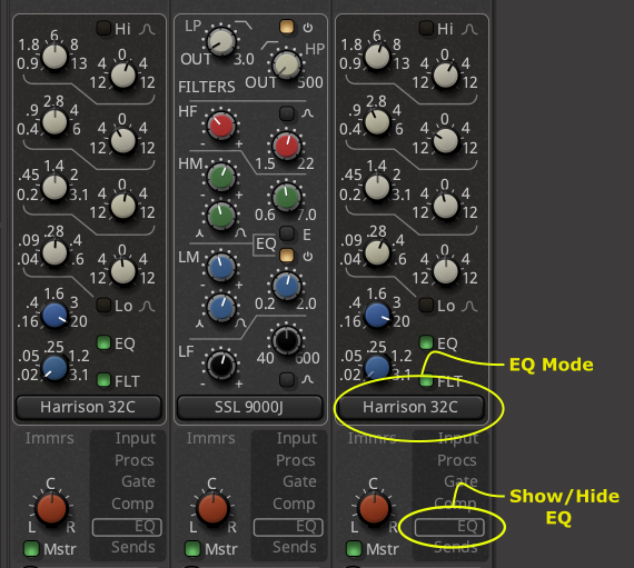 EQ Section - Mixbus - 10