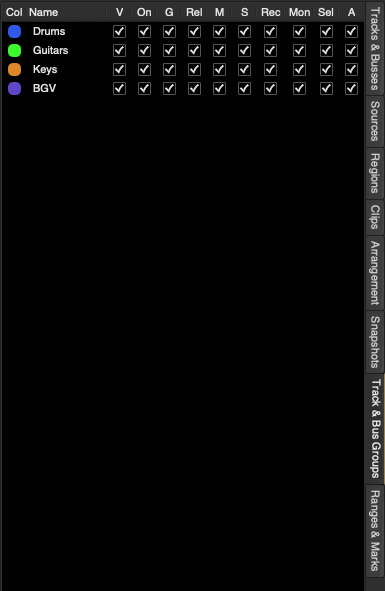 Track & Bus Groups - Mixbus - 10