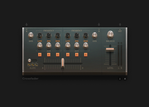 Crossfader - Audiotool User Manual - Flash