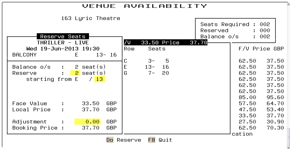 Booking Enta Seats - ENTA Integration - 1