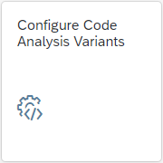 Code Analysis Variants - ActiveDiscover - Administration Guide - 1.50