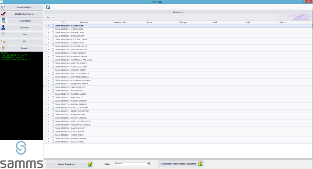 Creating Claims - SAMMS - 1