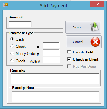 Processing a Payment - SAMMS - 1