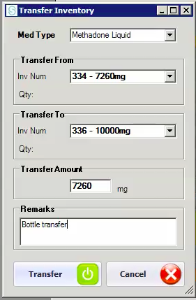 Transfer Inventory - SAMMS - 1