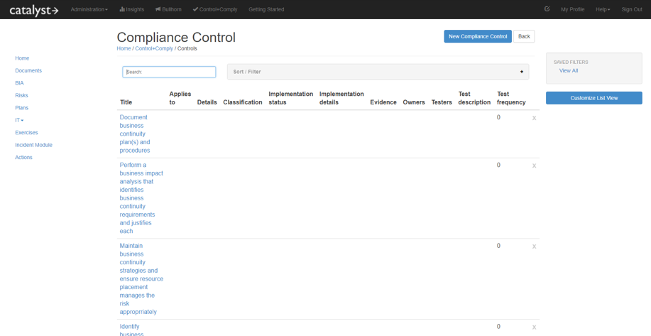 Controls - Catalyst Administrator Guide - 1