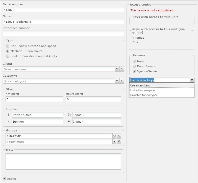 7.2.7 Access control - FMS - 1