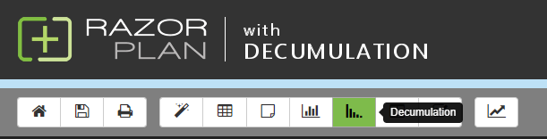 Decumulation Screen - RazorPlan User Guide - 1