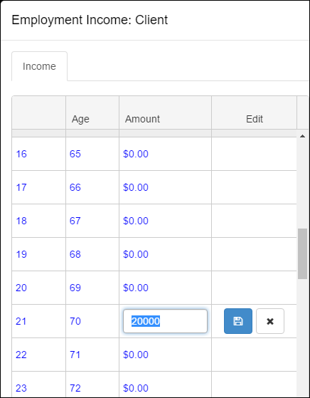 Income/Lifestyle - RazorPlan User Guide - 1