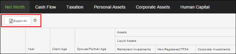 Ledger Screen - RazorPlan User Guide - 1