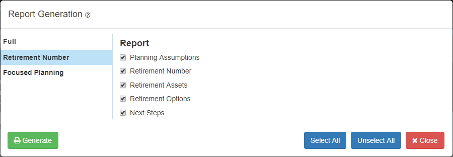Retirement Readiness Number - RazorPlan User Guide - 1