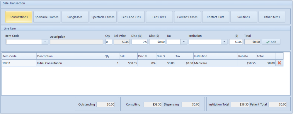Online Medicare & DVA Claiming - Optomate Touch - Version 1.0