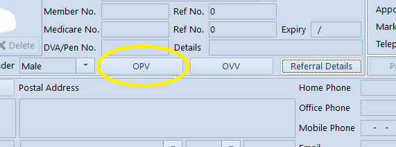 OPV - Optomate Touch - Version 1.0