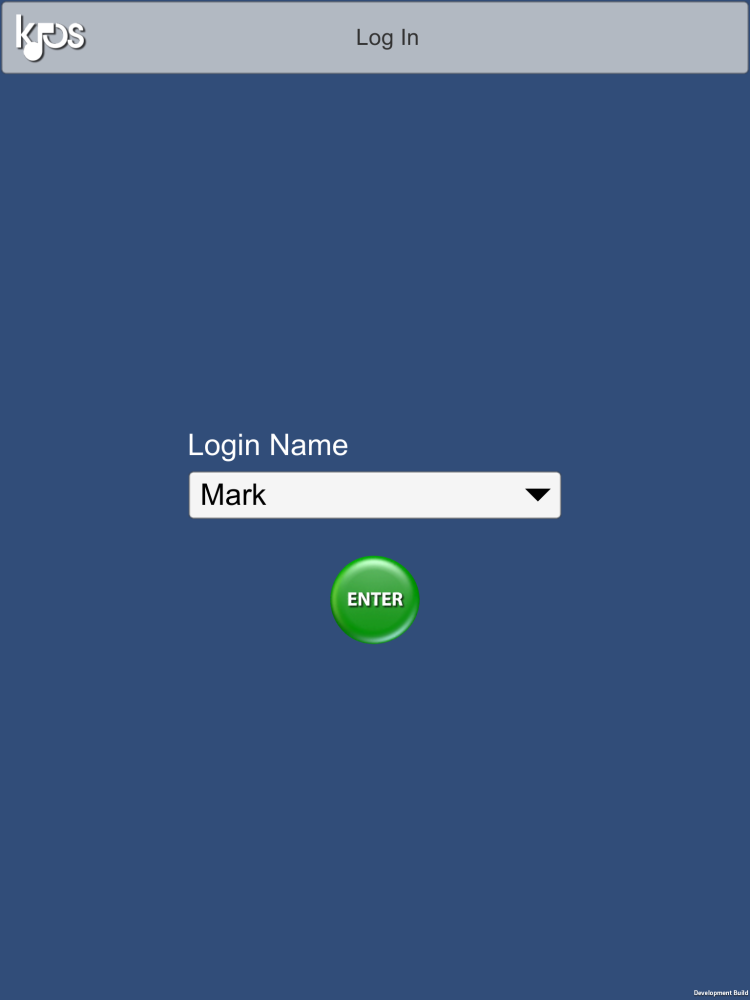 Logging In - Interactive Practice Studio App - 1