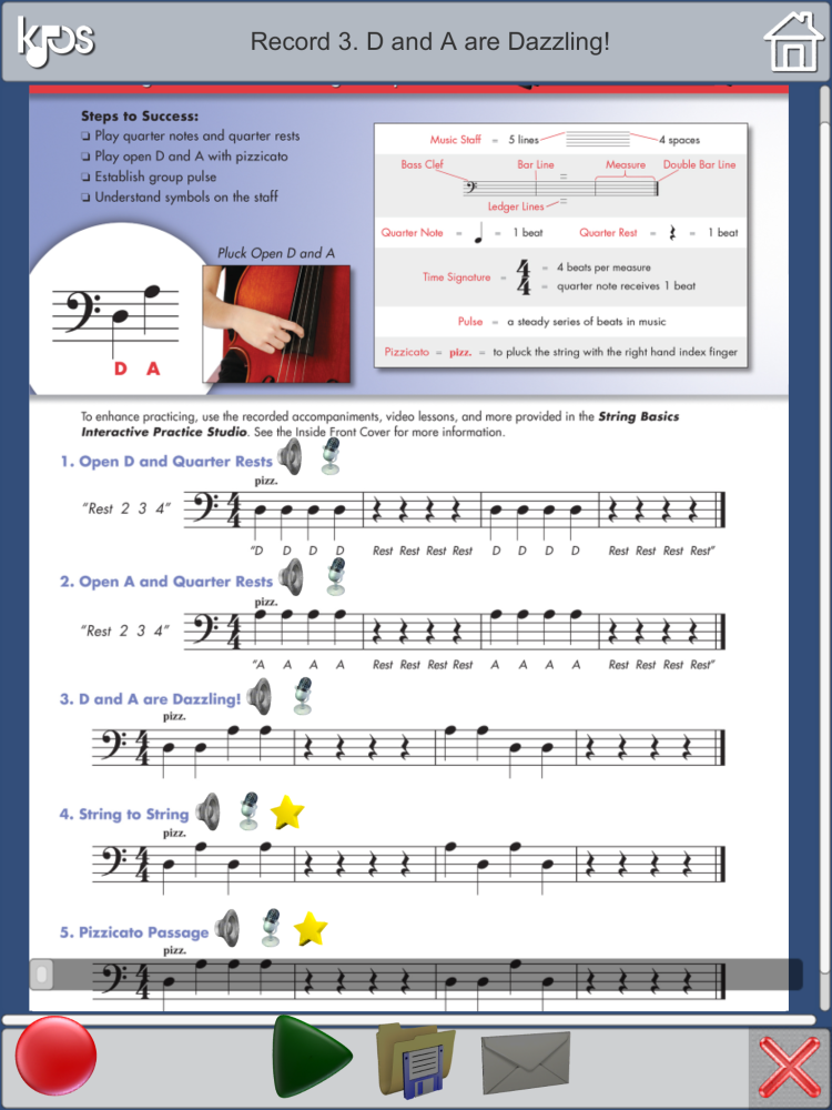 Record Exercise - Interactive Practice Studio App - 1