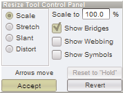 Resize Tool - Pyware 3D User Guide - 7.2