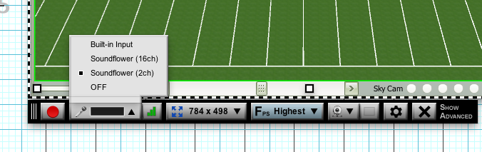 Recording Audio on Macintosh - Pyware 3D User Guide - 7.2