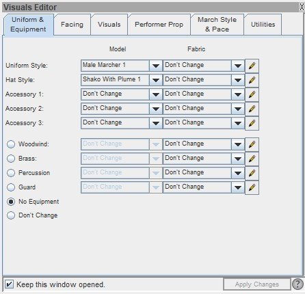 Uniform & Equipment - Pyware 3D User Guide - 11.0