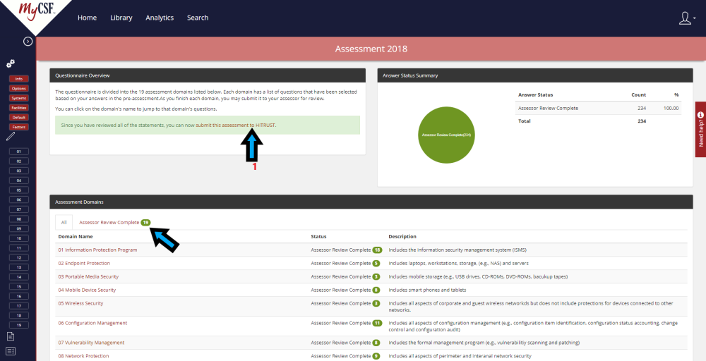 Submitting an Assessment to HITRUST - Assessor User Guide - 1