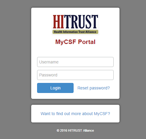 HITRUST MyCSF Portal - Assessor User Guide - 1