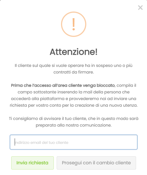 Controllo firma contratto su cambio cliente - Manuale DocEasy R5 ...