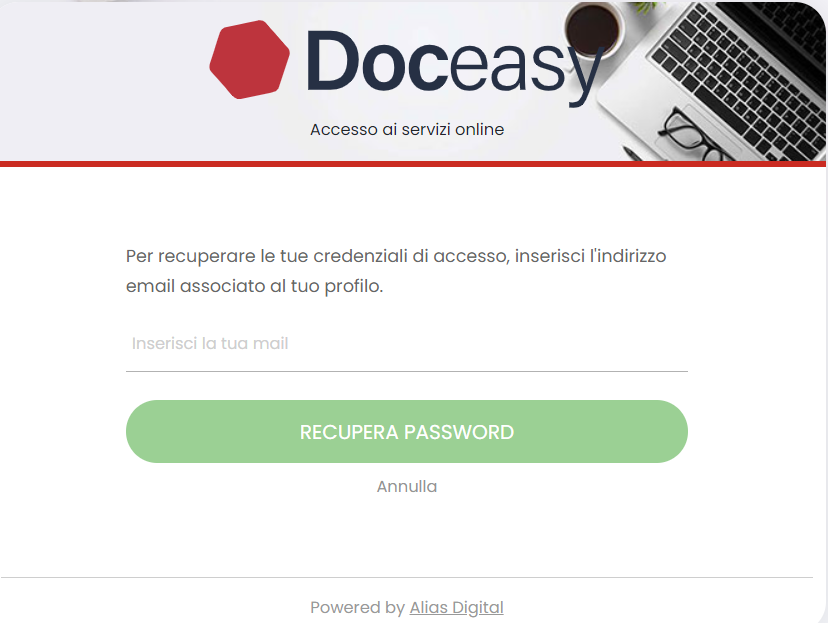 Sicurezza e password - Manuale DocEasy R5 - Manuale Doceasy