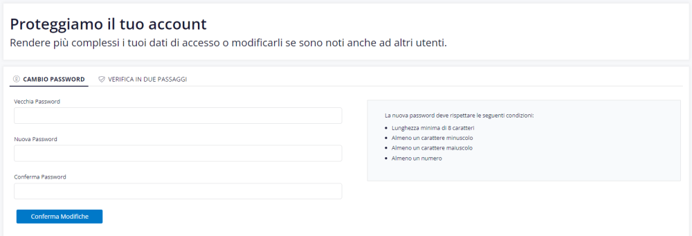 Sicurezza e password - Manuale DocEasy R5 - Manuale Doceasy