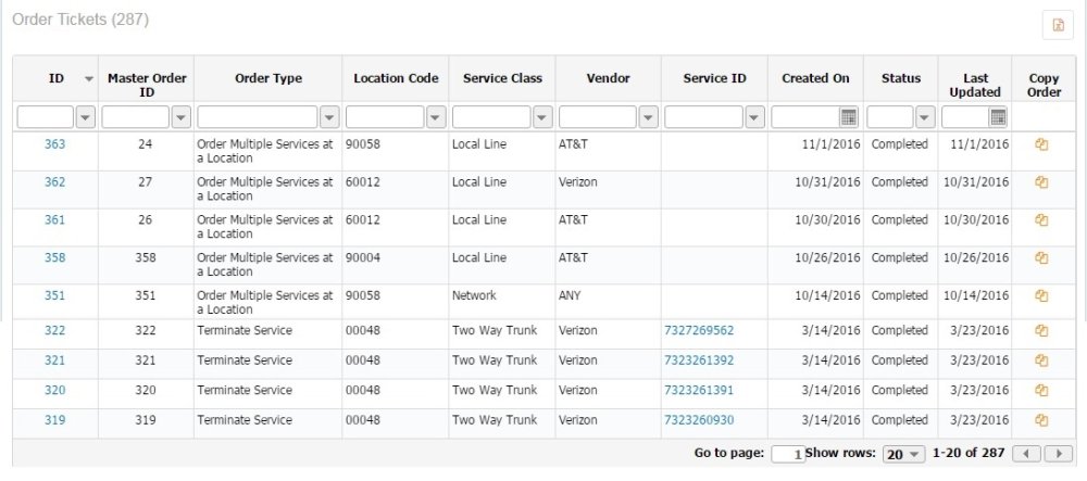 Completed Orders - Sakon Manual - 1