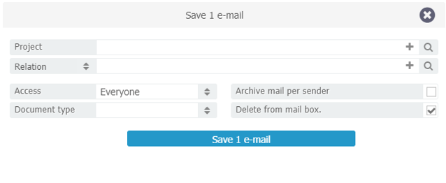 Archiving your Email - Manual - 1