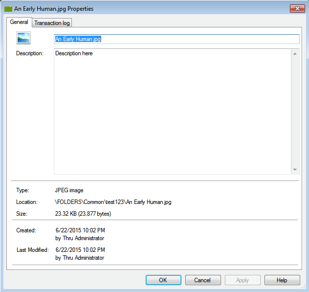 Viewing File and Folder Properties - User Guide - Open