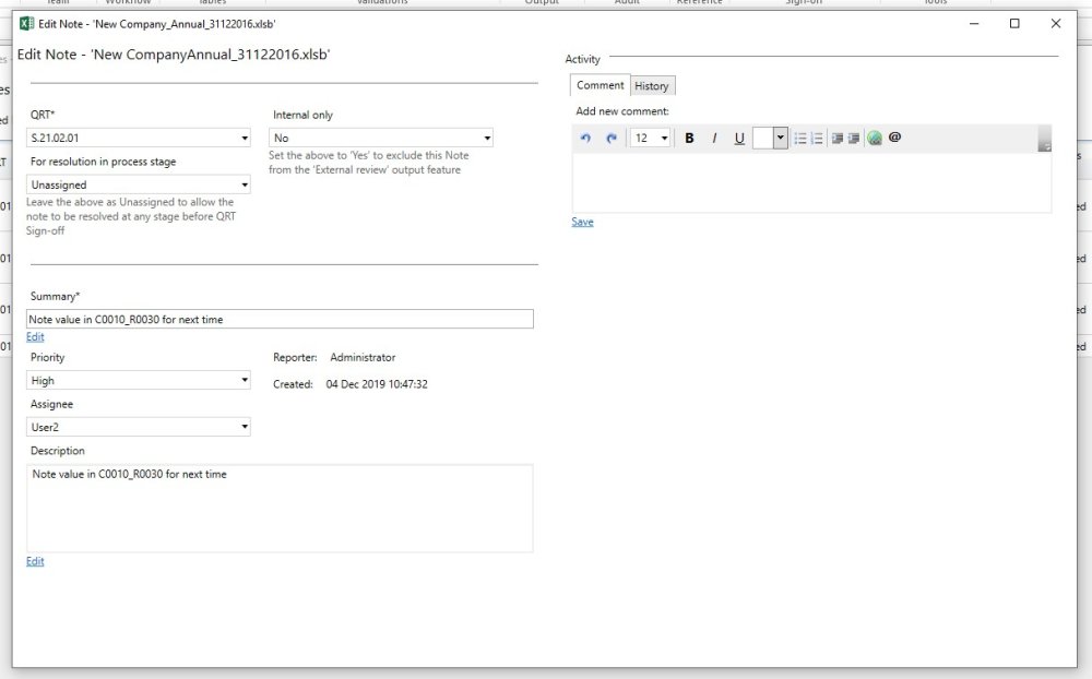 Edit Note - User Guide - Current Version