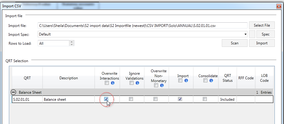I Have a Problem Importing - User Guide - Current Version