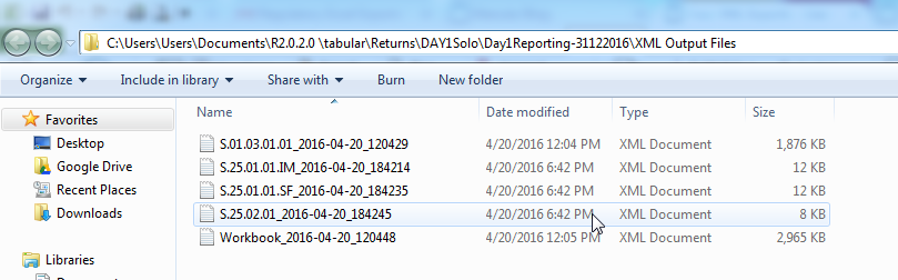 Export XML - User Guide - Current Version