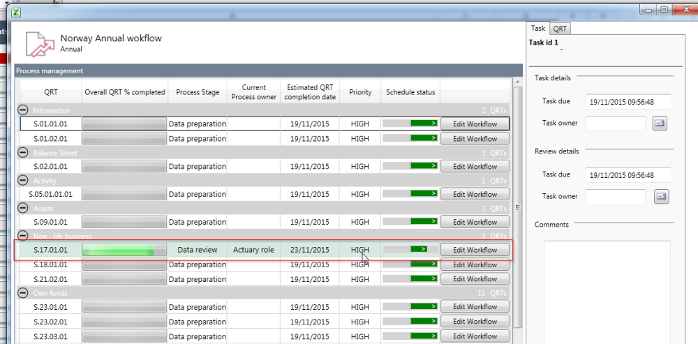 Workflow Status - User Guide - Current Version
