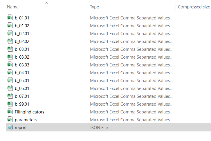 Export XBRL CSV - User Guide - Current Version