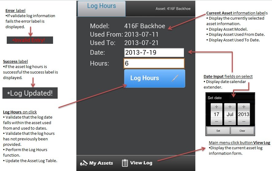 How to log hours and update the log. - AMP System - 1