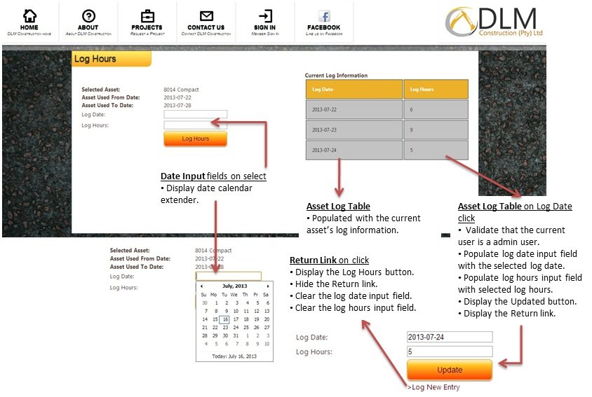 How to log hours and update the log. - AMP System - 1