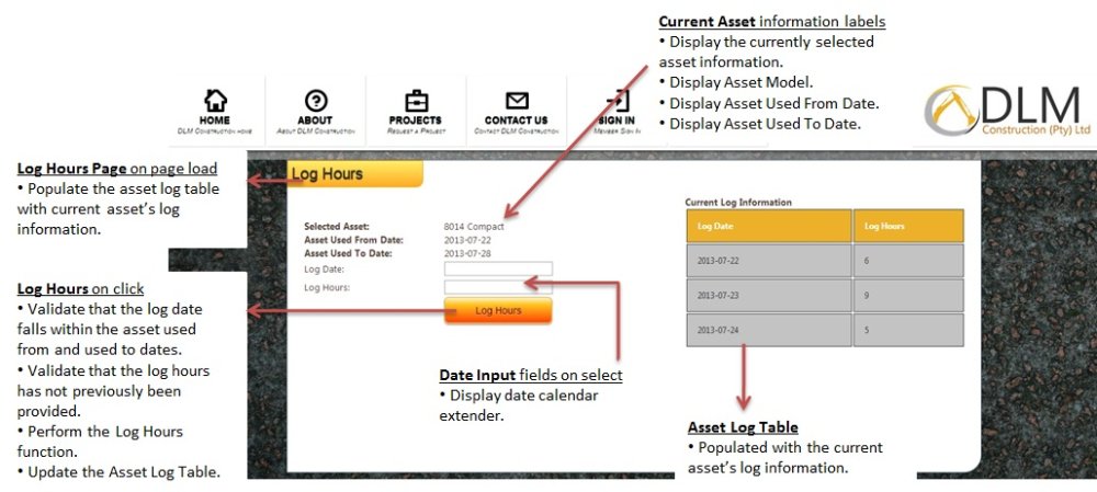 How to log hours and update the log. - AMP System - 1