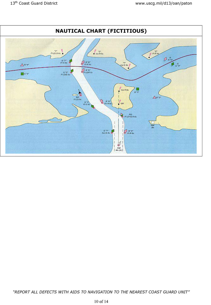 Navigation – Navigational Aids Chart - Jungle Float - 1