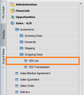 EDI List - Automotive.One - 3.4