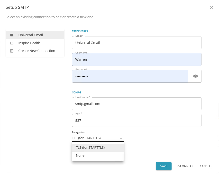 SMTP Email - Spire User Manual - 3.13