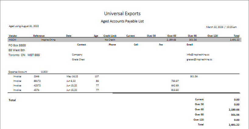 Reports - Spire User Manual - 3.11